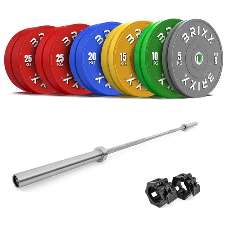 Bumper Plates & Barbells – BRIXX FITNESS