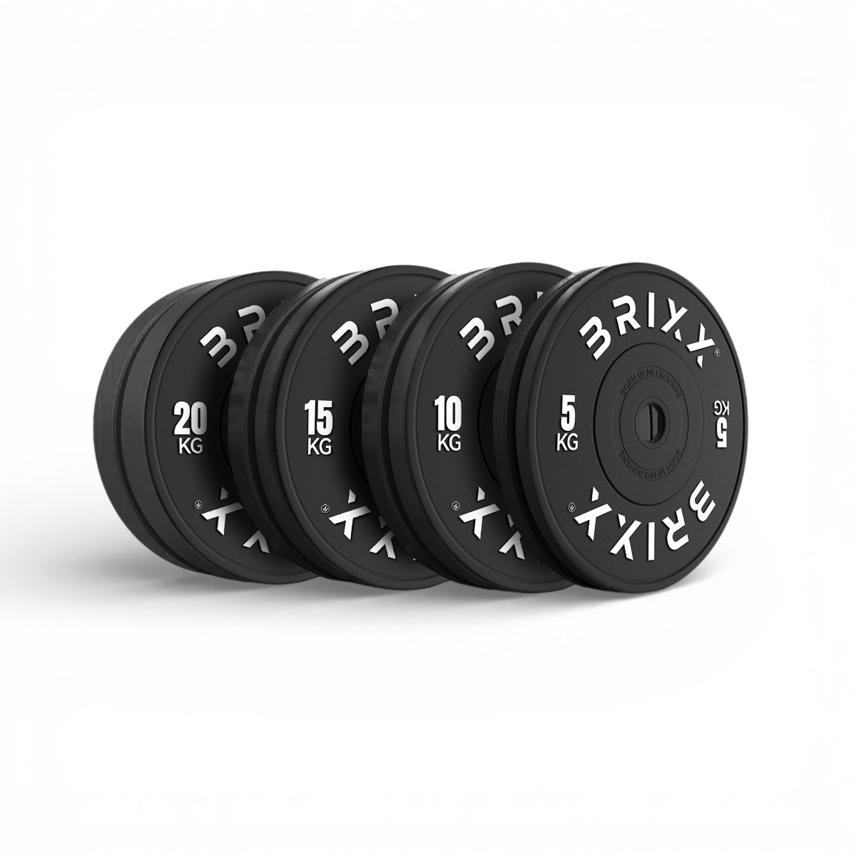 BRIXX Classic Olympic Bumper Plates - 100kg Package | Pre-Order ETA La ...